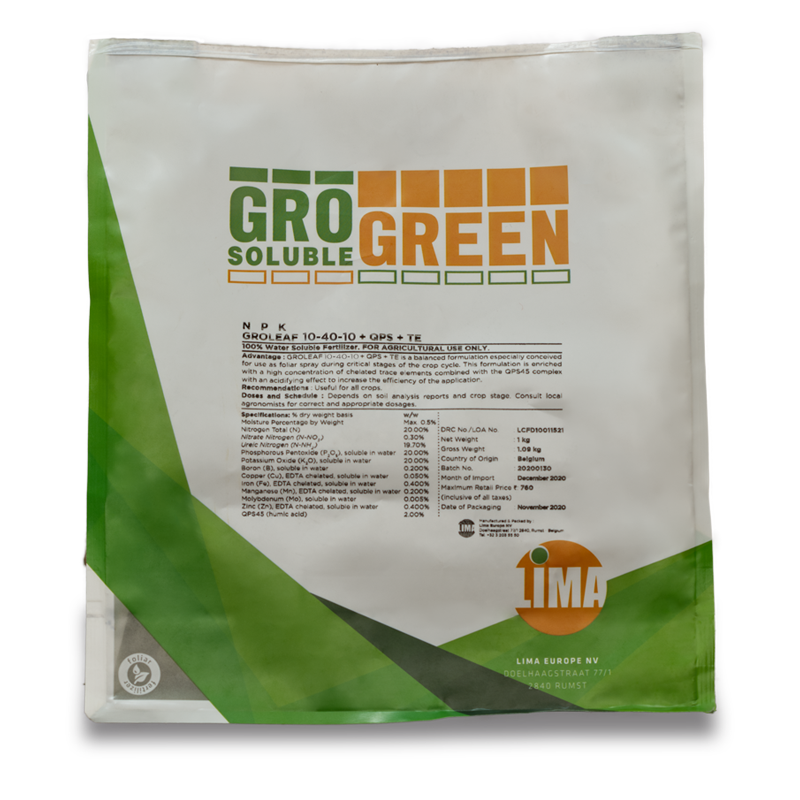 Foliar Npk Groleaf Finozen Nutrigation